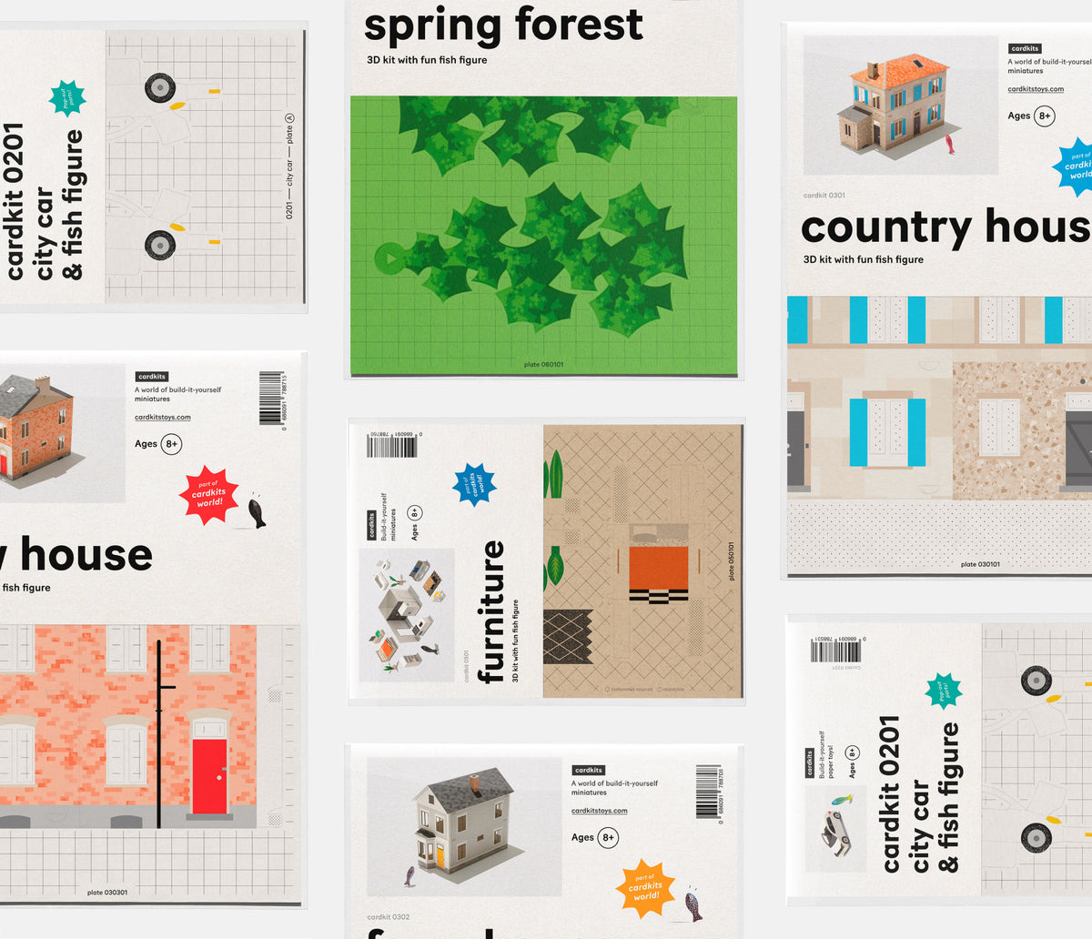 town bundle – Cardkits Toys