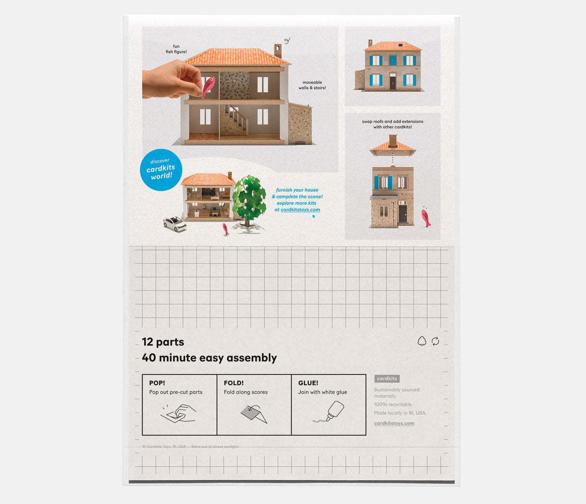 country house – Cardkits Toys